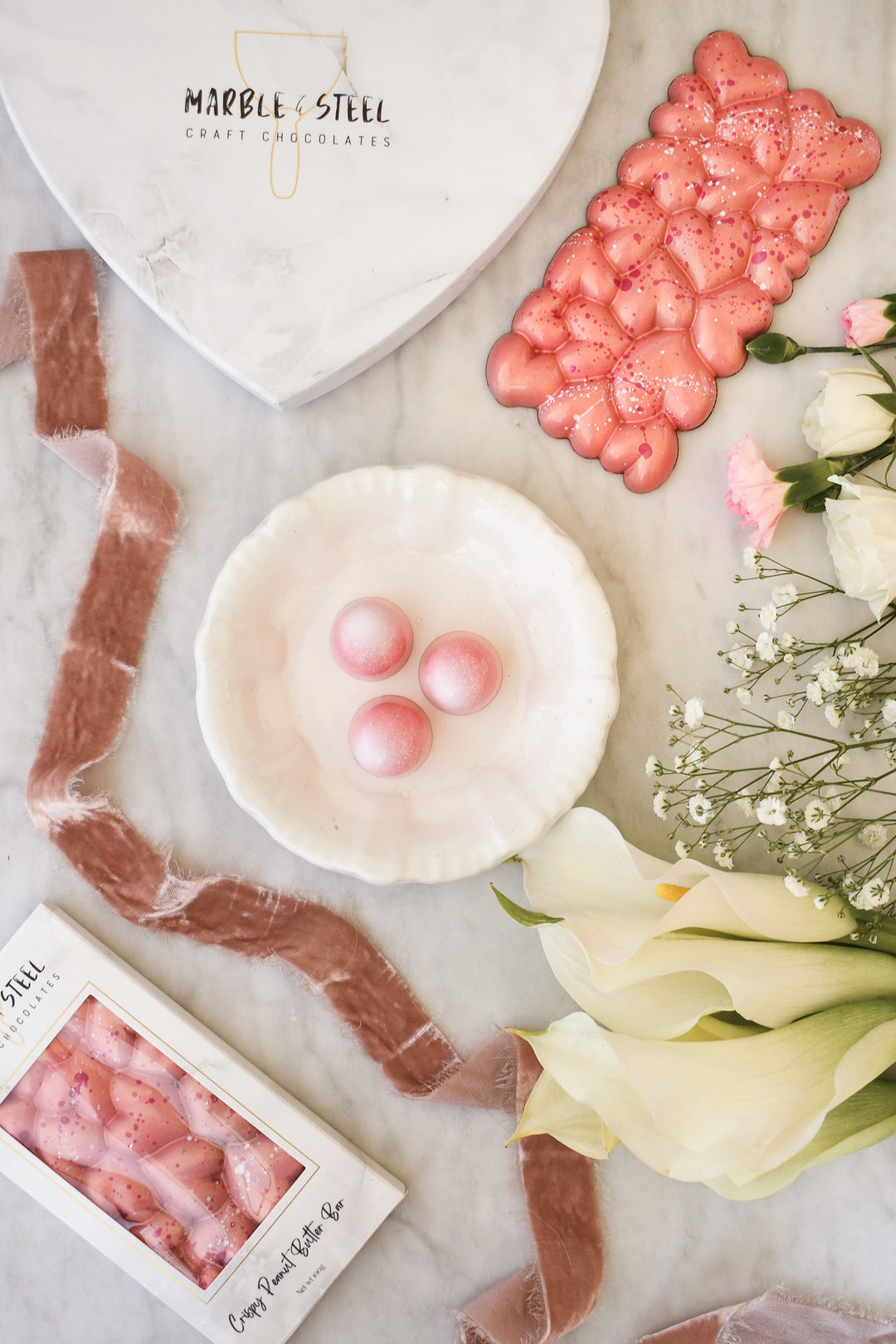Marble & Steel Craft Chocolates