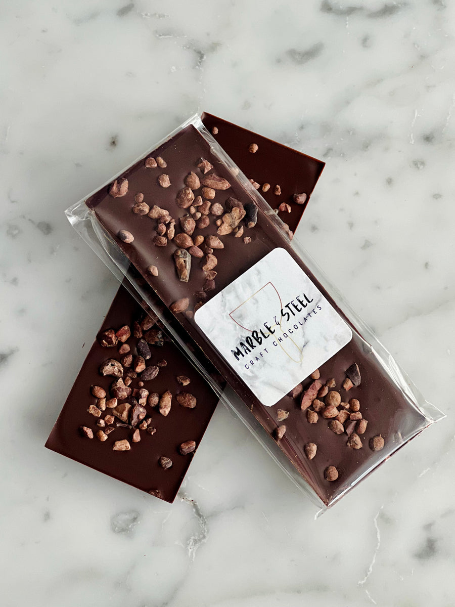 Dark Chocolate Cocoa Nib Bar